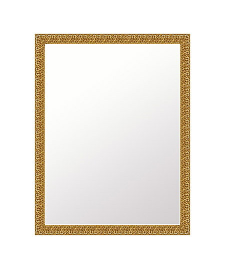 意匠を凝らした金箔 仕立て の鏡 壁掛け ミラー。天然木のフレームと国産 最高品質の鏡を使用し、国内の工場で熟練の職人が一点一点 手作りで製作し、1週間〜10日程度でお届けします。受注製作となりますのでご注文後の変更、キャンセル等はお受けで...