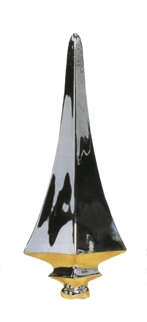 15cm　アルミダイキャスト製クロームメッキ