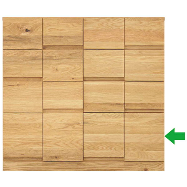 こちらの商品は「ウォールナット（節入り)」になります。 ホワイトオーク（節入り)はこちら こちらの画像はホワイトオークになります。 画像の青矢印のところが2つ割（小抽斗×2)となります。 画像の赤矢印のところから上下2段分割できます。 画像...