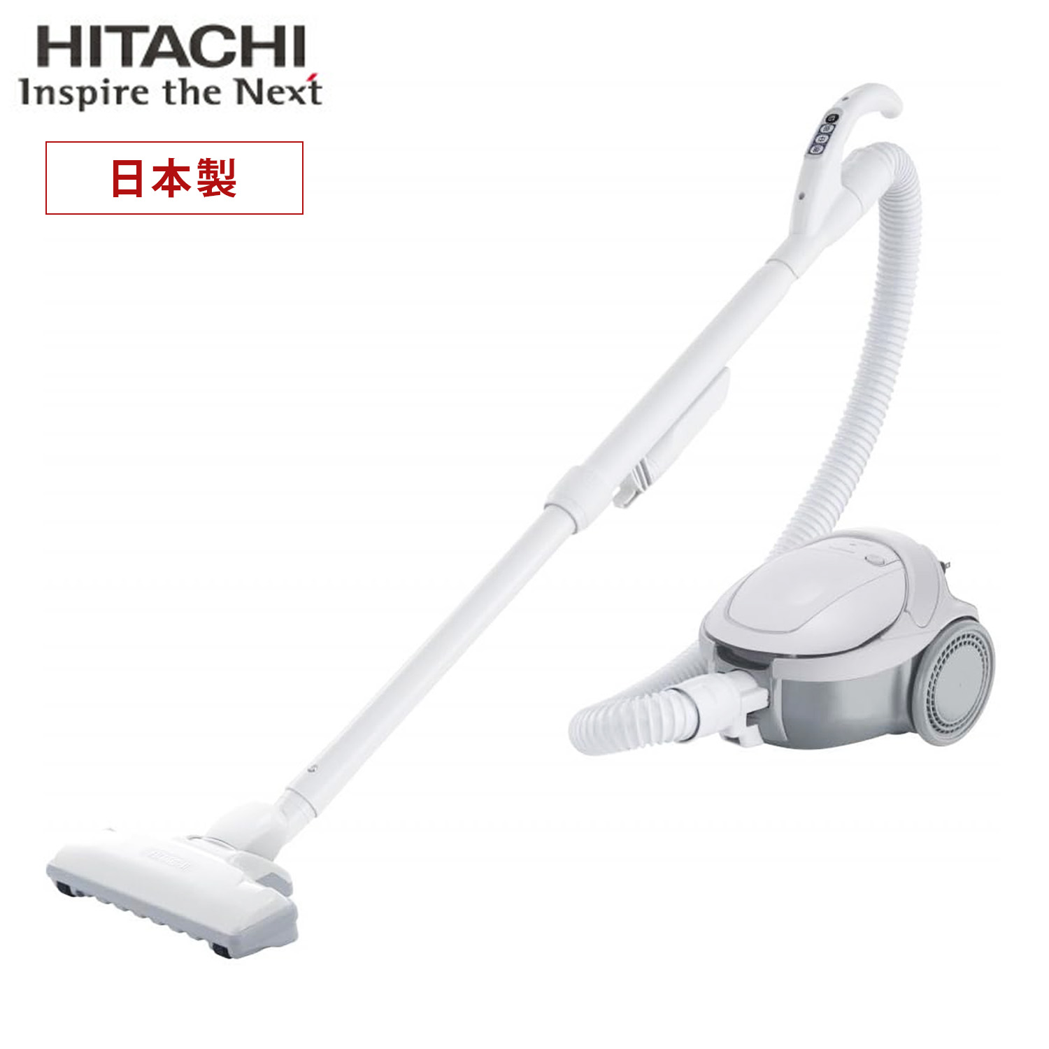 日立 HITACHI 日立 掃除機 紙パック式 キャニスター コード式 強力吸引 日本製 CV-F500 ライトグレー 本体サイズ 幅25.6×奥行28.8×高さ21.4cm　重量2.6kg 商品説明 ●電源：100V 50-60HBz共用...