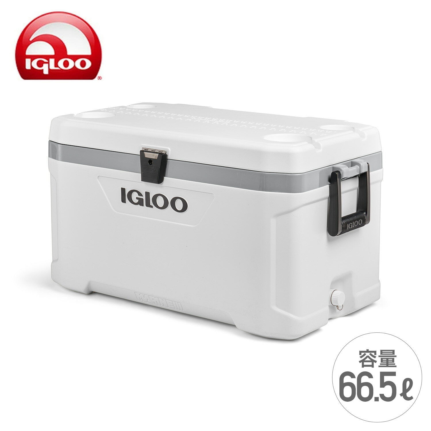 イグルー IGLOO イグルー クーラーボックス 大型 マリーンウルトラ70 (66.5L) 釣り 50548 ホワイト 本体サイズ 外寸：幅75×奥行42×高さ40cm内寸：幅61.5×奥行32×高さ32cm重量：6.1kg 材質 外側：...