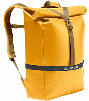 ロールトップタイプのアーバンデイパック 背面に持ち手 ボトルホルダー内蔵 チェストストラップ ショルダーストラップに伸縮性のあるキー/カードホルダー 15.6インチ用ラップトップコンパートメント スーツケースのハンドルに取り付け可能 反射素...