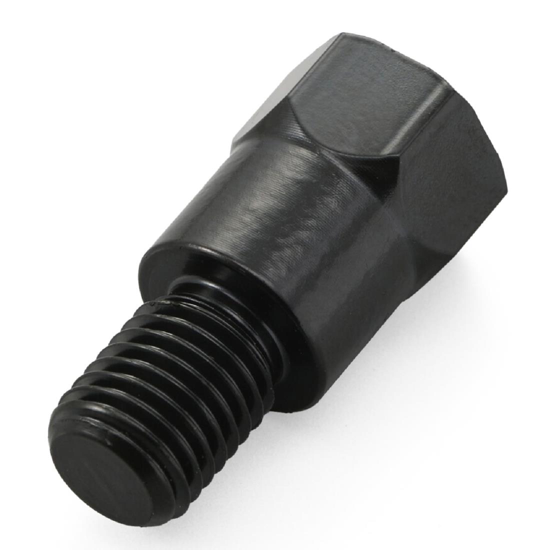 ・アダプター高さ：18. 6mm ・カラー：ブラック ・1個入り・左右共通。ネジの径や正逆を変換するアダプター。