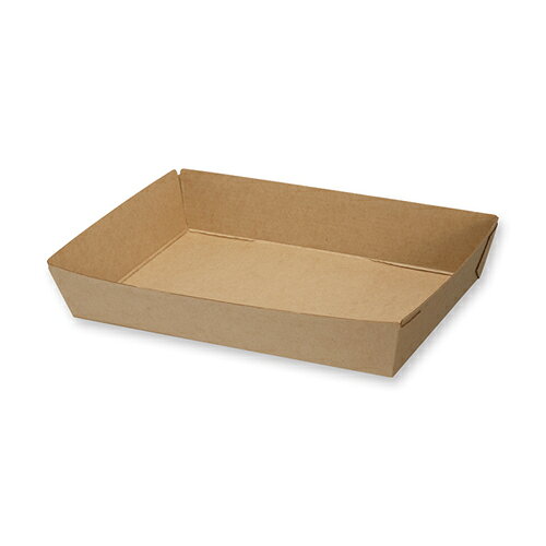 商品コード :71102781規格 :天面190×135/底面175×120/高35mm入数 : 600&ensp;&ensp;&ensp;ナチュラルなクラフトテイストの食品トレーです。パンやお菓子をのせたり、ランチプレートにもオススメのア...