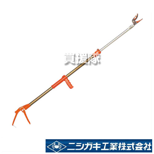 納期について：メーカー直送品(代引き不可) 【鋏 ハサミ はさみ 園芸用 ガーデニング ガーデン ツール 道具 畑 園芸 花 庭 手工具 家庭菜園 家庭用】 無階段伸縮式・万能タイプ ■長さ自由自在。こだわりの無段階伸縮 使い勝手の良い無段...