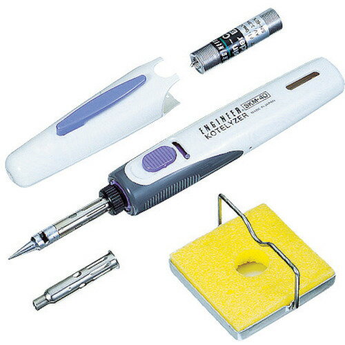 納期について：取寄品3〜5営業日目発送予定★欠品時除く【DIY 工具 ツール トラスコ中山 オレンジブック TRUSCO 工事book トラスコ 】メーカー名：(株)エンジニア【 特長 】・電源不要のコードレスはんだこて、電圧の異なる外国で...