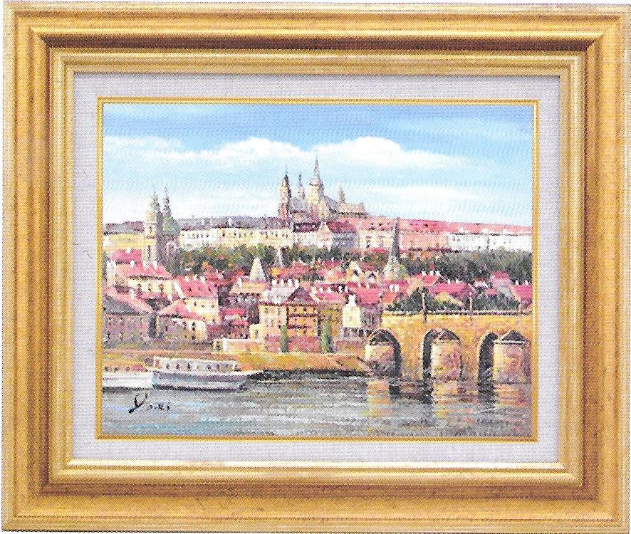 作家：山下大希作品名：セーヌ川街並み F6技法：肉筆油彩サイン：ありエディション：証明書：絵柄サイズ：約410mm×318mm額装サイズ：約530mm×438mm備考：掲載の額縁が欠品の場合は、同等の額縁となる場合がございます。 肉筆のため...