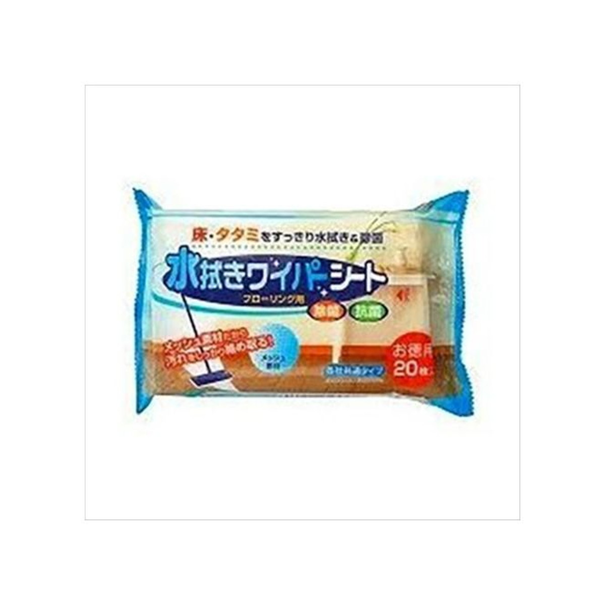 商品名：アルカリ電解水 水拭きワイパーシート 20枚内容量：20枚ブランド：アルカリ電解水使用原産国：日本マイナスイオンのはたらきで汚れを浮かせて落とします界面活性剤を使用していないので、育児やペットのいるご家庭でも安心してフローリングの簡...