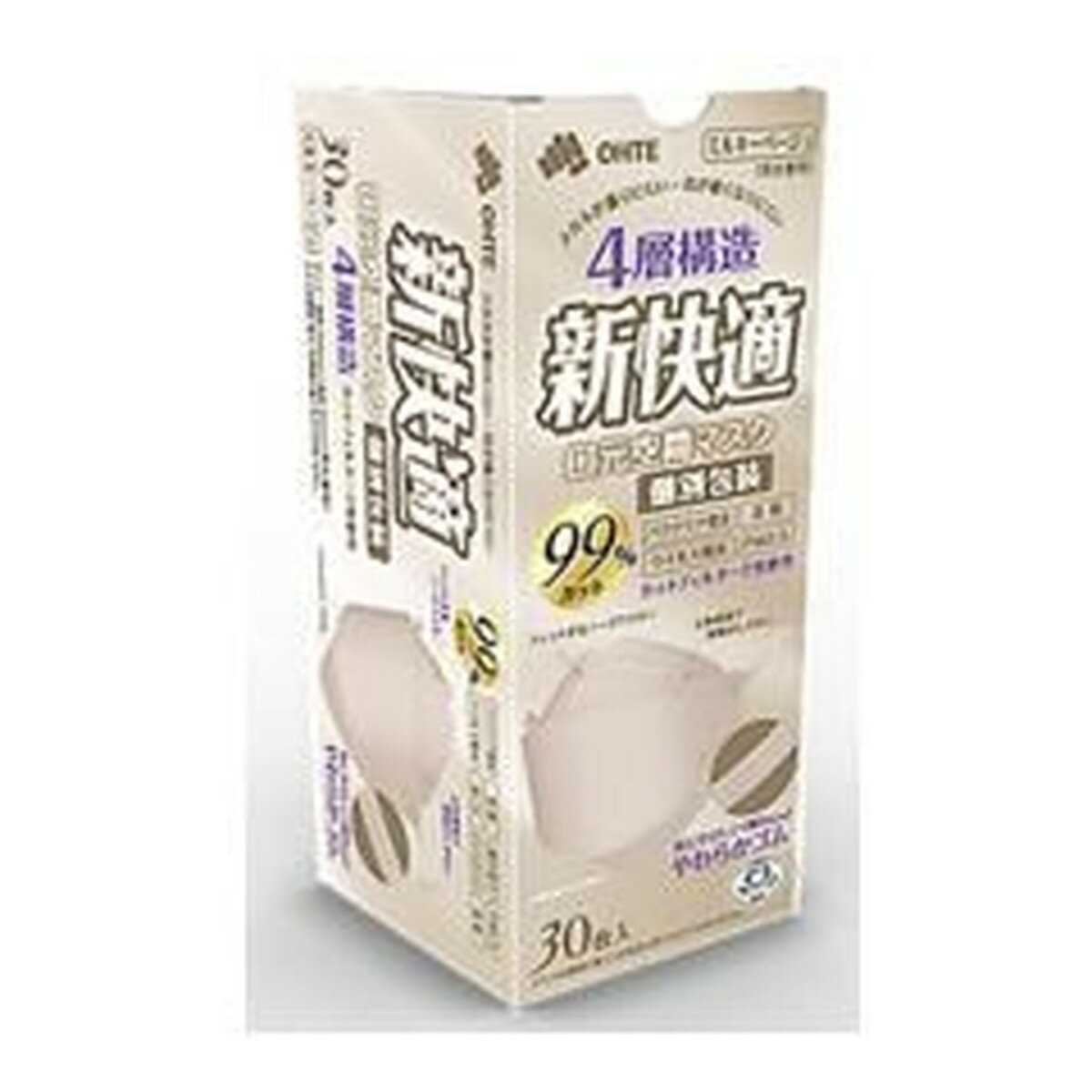 商品名：三国堂 新快適 口元空間マスク 30枚入 個別包装 ミルキーベージュ内容量：30枚JANコード：4570097350358発売元、製造元、輸入元又は販売元：三国堂原産国：中華人民共和国商品番号：101-4570097350358商品...