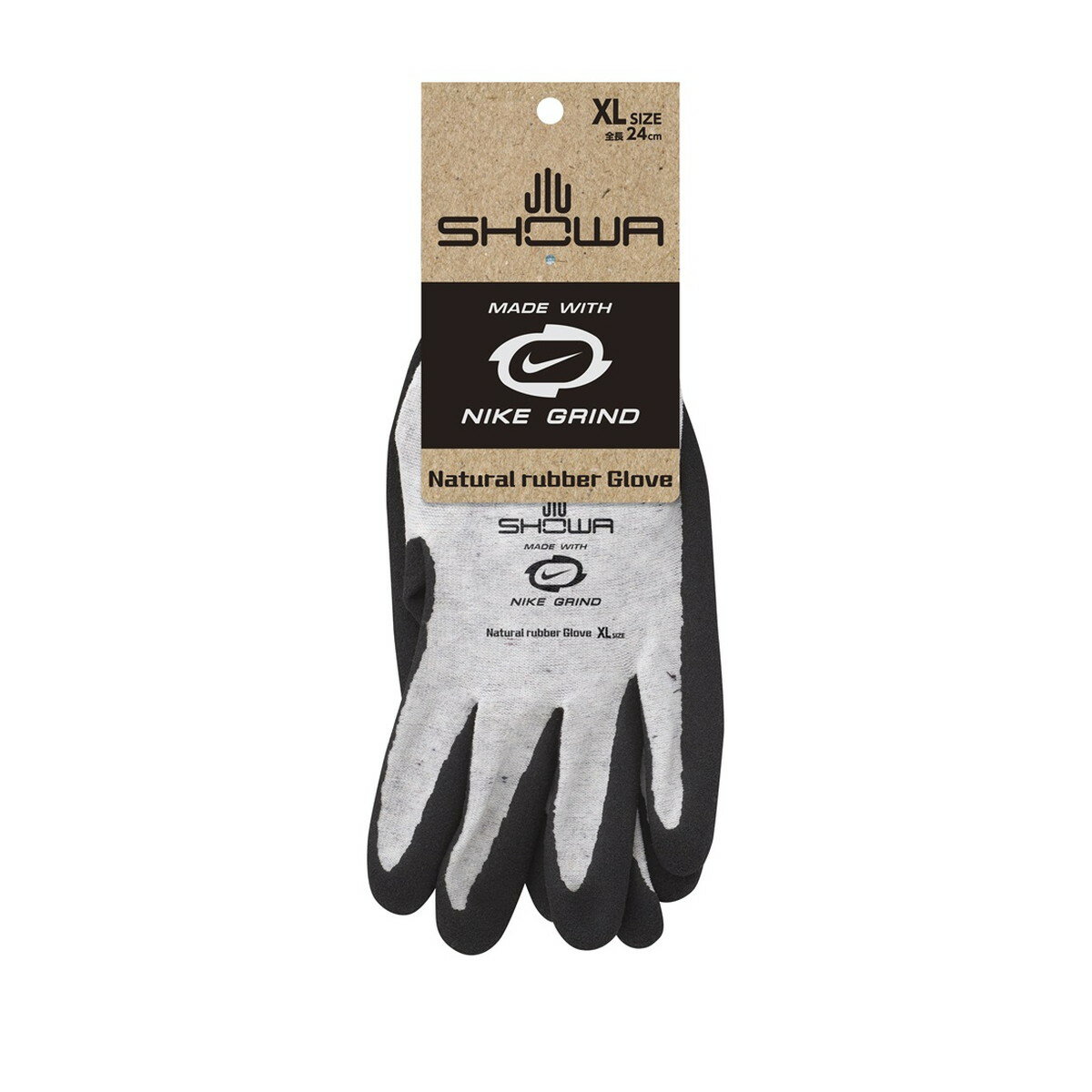 商品名：ショーワグローブ ショーワ #319 Natural rubber Glove XLサイズ 全長24cm グレー グローブ内容量：1双JANコード：4901792050135発売元、製造元、輸入元又は販売元：ショーワグローブ原産国：...