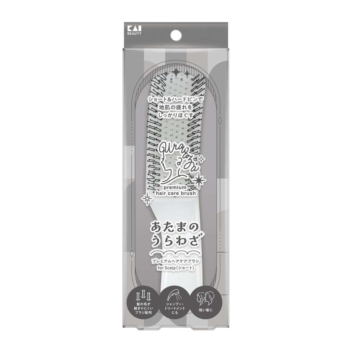 商品名：貝印 KQ1606 あたまのうらわざ プレミアム ヘアケアブラシ for Scalp ショート内容量：1個JANコード：4901601081947発売元、製造元、輸入元又は販売元：貝印商品番号：101-*002-4901601081...