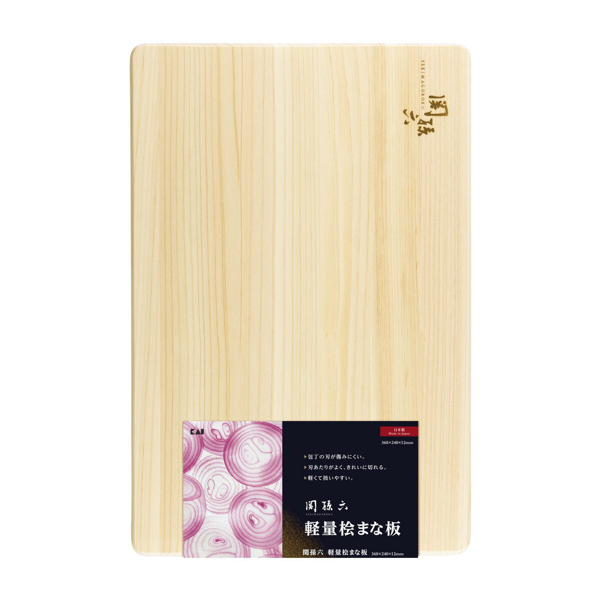 商品名：関孫六 軽量 桧まな板 360×240 貝印内容量：1個JANコード：4901601189230発売元、製造元、輸入元又は販売元：貝印原産国：日本商品番号：101-*009-4901601189230商品説明ひのき材ならではの刃当た...