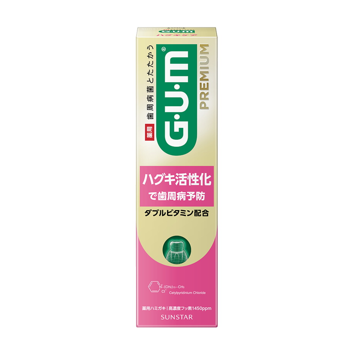 商品名：サンスター ガム プレミアム デンタルペースト ハグキケア 90g 医薬部外品 ハミガキ 歯磨き粉内容量：90gJANコード：4901616013513発売元、製造元、輸入元又は販売元：サンスター原産国：日本区分：医薬部外品商品番号...