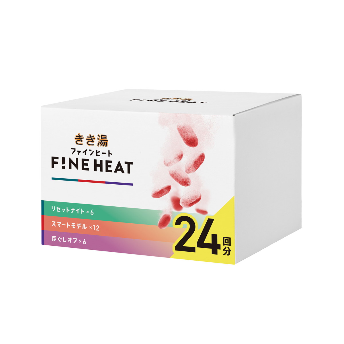 商品名：きき湯 ファインヒート 24包 アソート 薬用入浴剤 アース製薬内容量：24包JANコード：4548514145962発売元、製造元、輸入元又は販売元：アース製薬原産国：日本区分：医薬部外品商品番号：101-*002-4548514...