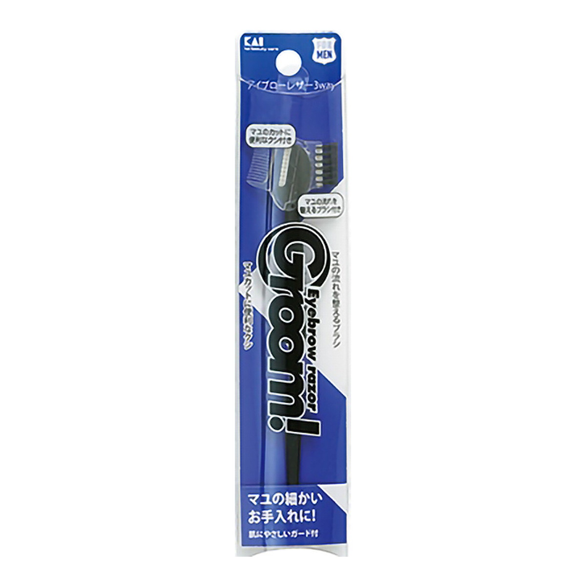 商品名：貝印 HC3020 Groom! アイブローレザー 3WAY 男性用内容量：1本JANコード：4901601281705発売元、製造元、輸入元又は販売元：貝印商品番号：101-*480-4901601281705商品説明アイブローメ...
