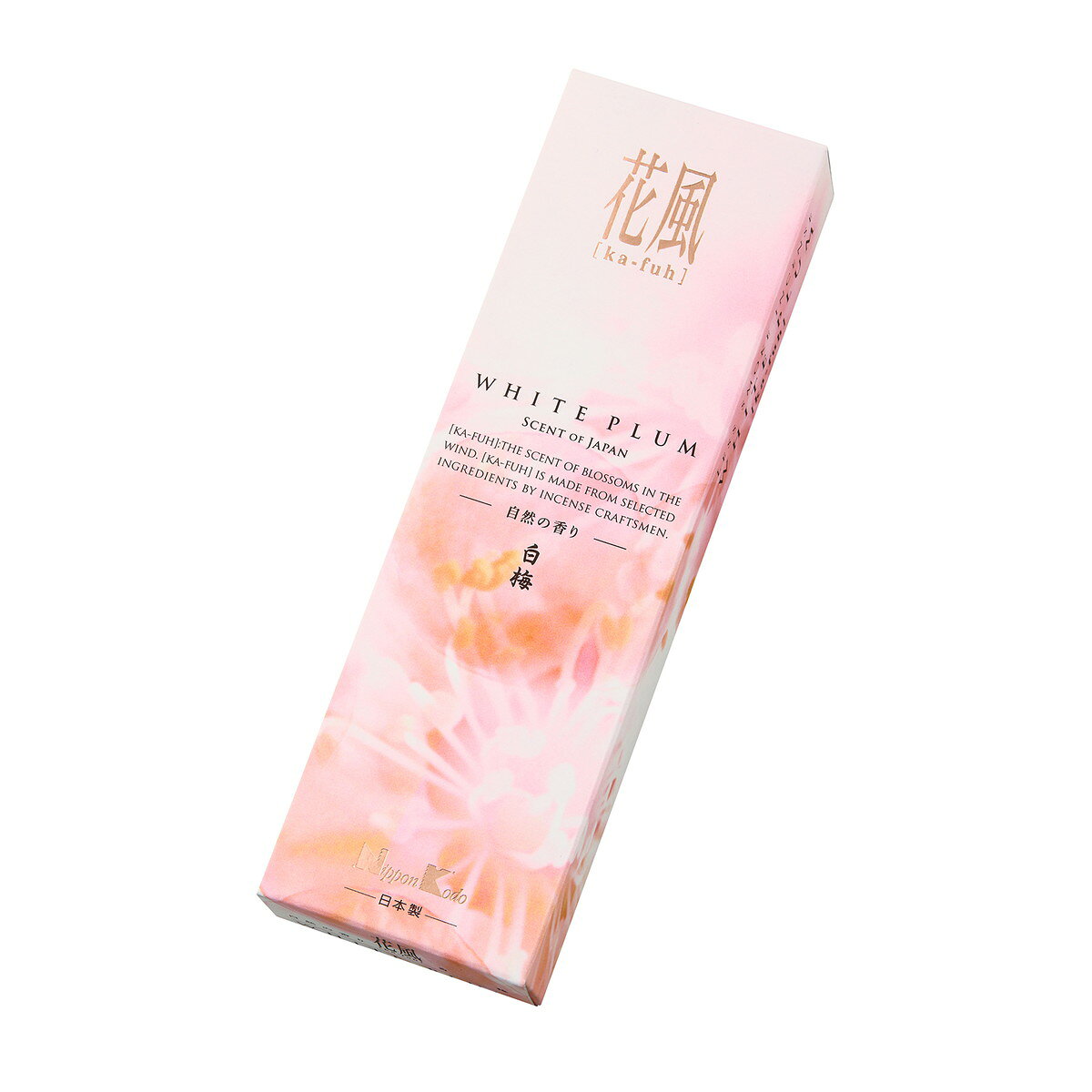 商品名：花風 白梅 小バラ詰 50g 日本香堂 お線香内容量：50gJANコード：4902125276321発売元、製造元、輸入元又は販売元：日本香堂原産国：日本商品番号：101-*007-4902125276321商品説明優しく香りをはこ...