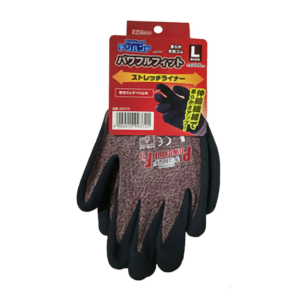 商品名：デジハンド パワフルフィット ストレッチライナー Lサイズ レッド ダンロップホームプロダクツ 作業用手袋 すべり止め手袋内容量：1双JANコード：4904510993721発売元、製造元、輸入元又は販売元：ダンロップホームプロダク...