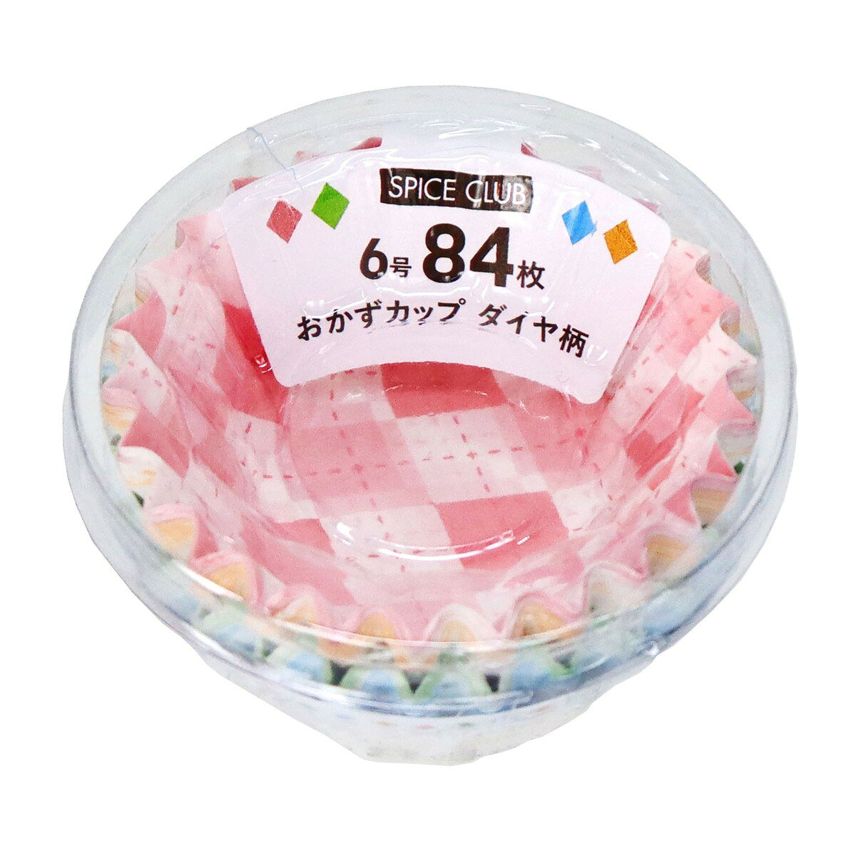 商品名：スパイスクラブ おかずカップ ダイヤ柄 6号 84枚 大和物産内容量：84枚JANコード：4904681653769発売元、製造元、輸入元又は販売元：大和物産原産国：中華人民共和国商品番号：101-*200-490468165376...