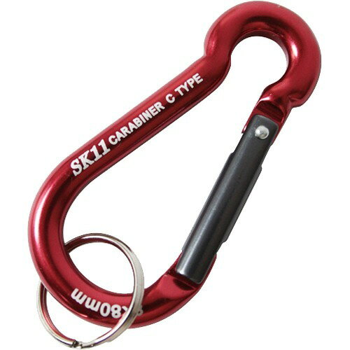 商品名：SK11 アルミカラビナ C 軽量・ズレにくい SAC-880C レッド(1コ入)JANコード：4977292116039発売元、製造元、輸入元又は販売元：藤原産業商品番号：101-4977292116039商品説明：アルミ製で軽量...