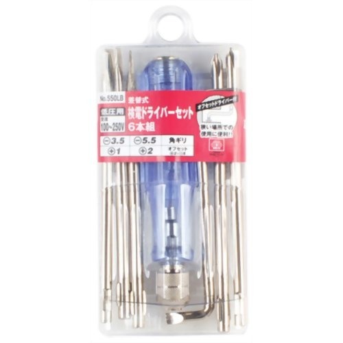 商品名：SK11 差替式検電ドライバーセット NO.550LB(1セット)JANコード：4977292201469発売元、製造元、輸入元又は販売元：藤原産業商品番号：101-4977292201469商品説明：低圧用検電ドライバーセットです...