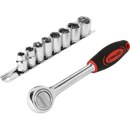 商品名：E-Value ソケットレンチセット ESR-309H(1セット)JANコード：4977292263108発売元、製造元、輸入元又は販売元：藤原産業原産国：台湾商品番号：101-4977292263108商品説明：ラチェットハンドル...