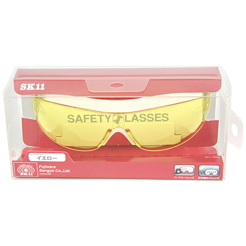 商品名：SK11 セフティグラス軽量イエロー SG-17N内容量：1個JANコード：4977292397322発売元、製造元、輸入元又は販売元：藤原産業株式会社原産国：台湾商品番号：101-4977292397322ブランド：SK11かけ疲...