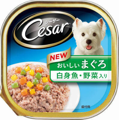 商品名：CE71N　シーザー　おいしいまぐろ　白身魚・野菜入り　100G内容量：100gブランド：シーザー原産国：オーストラリア厳選素材や野菜をたっぷり使用し丁寧に調理厳選したまぐろに白身魚と野菜をミックス。ぜいたくに野菜を加え、ますますヘ...