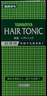 区分：医薬部外品柳屋　ヘアトニック　＜大＞　　メントール感たっぷりのさわやかな養毛料。フケ・カユミを防ぎます。信頼のブランド、ロングセラーのヘアトニックです。柳屋　ヘアトニック　＜大＞　　メントール感たっぷりのさわやかな養毛料。フケ・カユミ...