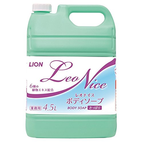 商品名：ライオン　レオナイス　さっぱりボディソープ　4.5L内容量：4500mlブランド：レオナイス原産国：日本クリーミーで豊な泡がお肌を優しく洗い上げるヌルつきが無く、さっぱりとした洗いごこち、爽やかなフルーティーフローラルの香り。JAN...