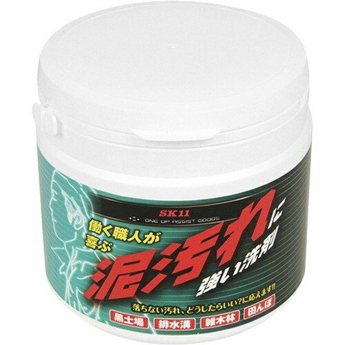 商品名：SK11 泥汚れに強い洗剤(500g)内容量：1個JANコード：4977292393973発売元、製造元、輸入元又は販売元：藤原産業商品番号：101-4977292393973商品説明：落ちにくかった泥汚れがよく落ちる、泥汚れ用洗剤...