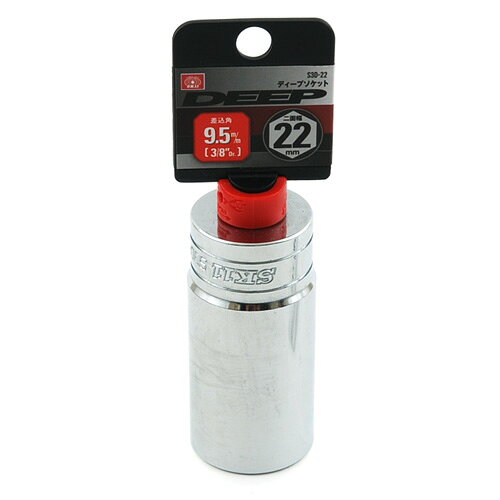 商品名：SK11 ディープソケット 9.5 S3D-22内容量：1個JANコード：4977292850995発売元、製造元、輸入元又は販売元：藤原産業株式会社商品番号：101-4977292850995ブランド：SK11突き出たボルトのナッ...