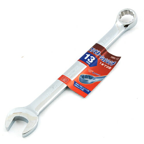 商品名：SK11 コンビネーションレンチ SMS-13内容量：1個JANコード：4977292851886発売元、製造元、輸入元又は販売元：藤原産業株式会社原産国：台湾商品番号：101-4977292851886ブランド：SK11メガネ側は...