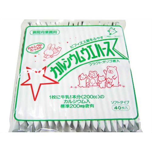 ※パッケージデザイン等は予告なく変更されることがあります。商品説明「カルシウムウエハース バニラ味 40枚入」は、手軽においしくカルシウムがとれるウエハースです。フラクトオリゴ糖入り。食べあきないあっさりバニラ味。賞味期限等の表記についてパ...