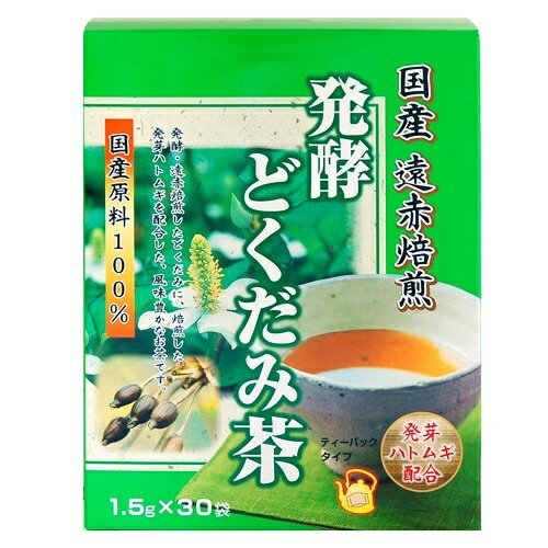 商品名：ユニマットリケン 発酵どくだみ茶 30袋入内容量：1.5g×30袋JANコード：4903361131184発売元、製造元、輸入元又は販売元：ユニマットリケン原産国：日本商品番号：103-4903361131184商品説明：●発酵・遠...