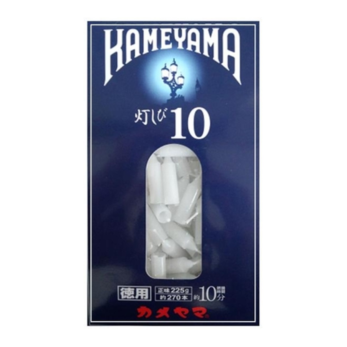 商品名：カメヤマ ローソク 灯しび10 約225g内容量：約225gJANコード：4901435814308発売元、製造元、輸入元又は販売元：カメヤマ株式会社原産国：ベトナム商品番号：103-4901435814308商品説明地中から採取さ...
