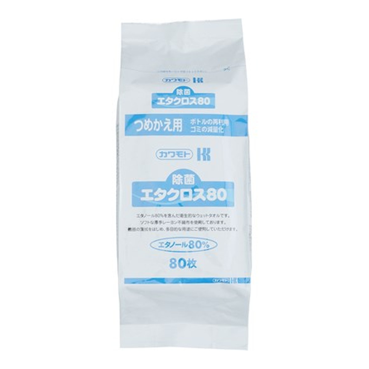 商品名：川本産業 カワモト 除菌 エタクロス80 つめかえ用 80枚入内容量：80枚JANコード：4987601197727発売元、製造元、輸入元又は販売元：川本産業商品番号：103-4987601197727商品説明80%エタノール配合の...