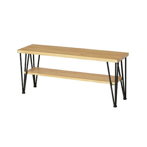 クロシオ アートテレビ台 W105 の特徴 ■木目調とスチールの組み合わせがスタイリッシュな印象。 ■天板・棚板は、凹凸のあるエンボス加工で高級感があり、合成樹脂ですので傷がつきにくく、お手入れが簡単です。 ■天板前側は、角も丸く加工してい...