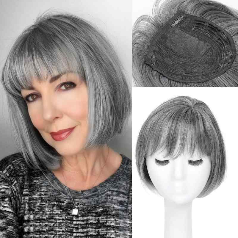 ・モデル: boboトップ用ヘアピース・対象: 女性・製造方法: 機械製・素材: 国産繊維・肌色: 全肌色・タイプ: ストレート・長さ: 25cm・カラー: GREY, 18T60, M8/10, M8/30, T4/18/60, T2/1...