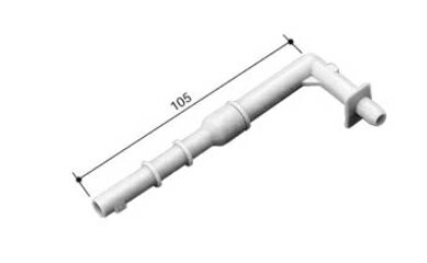 こちらの商品は、ご注文後にメーカーより取り寄せとなります。 排水トラップ　TP-40(2) 　　　　　　　TP-40(2)-R・L用 ルキナ（2006年4月?2008年3月） ※エルボーホースセットTP-40-DLHのアフター用部品