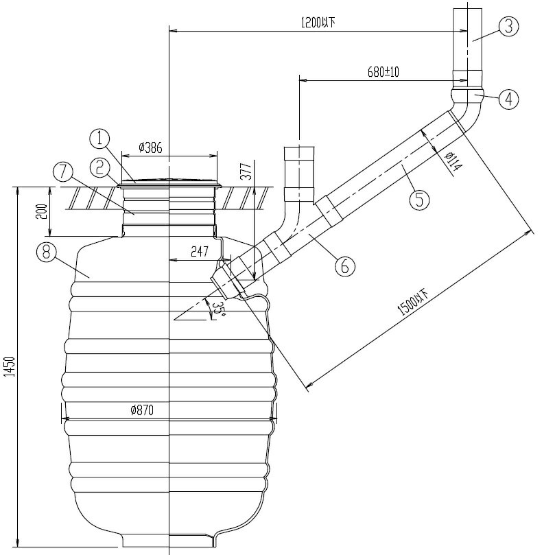【楽天市場】LIXIL(INAX) 簡易水洗便器専用便槽 BT-600R 【縦形】【570L】【メーカー直送】：快適水空館