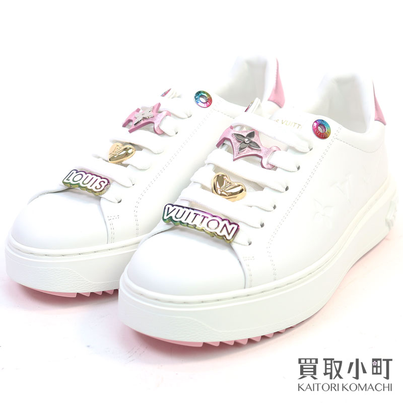 商品名Product name タイムアウト・ライン スニーカー Louis Vuitton Time out Sneakers Monogram 型番Model number 1AAEDN8 カラーColor ホワイト、マルチカラー 素材...