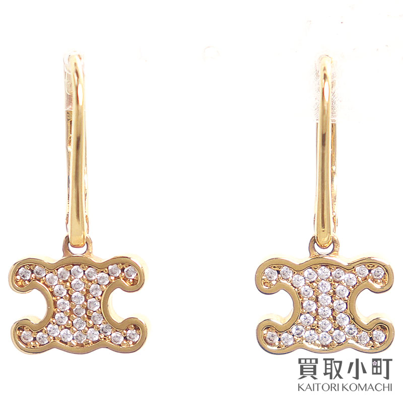 商品名Product name トリオンフ ラインストーン ピアス / ゴールドフィニッシュ ブラス＆クリスタルTriomphe Rhinestone Earrings 型番Model number 460GC6BZI.35OR カラーCo...