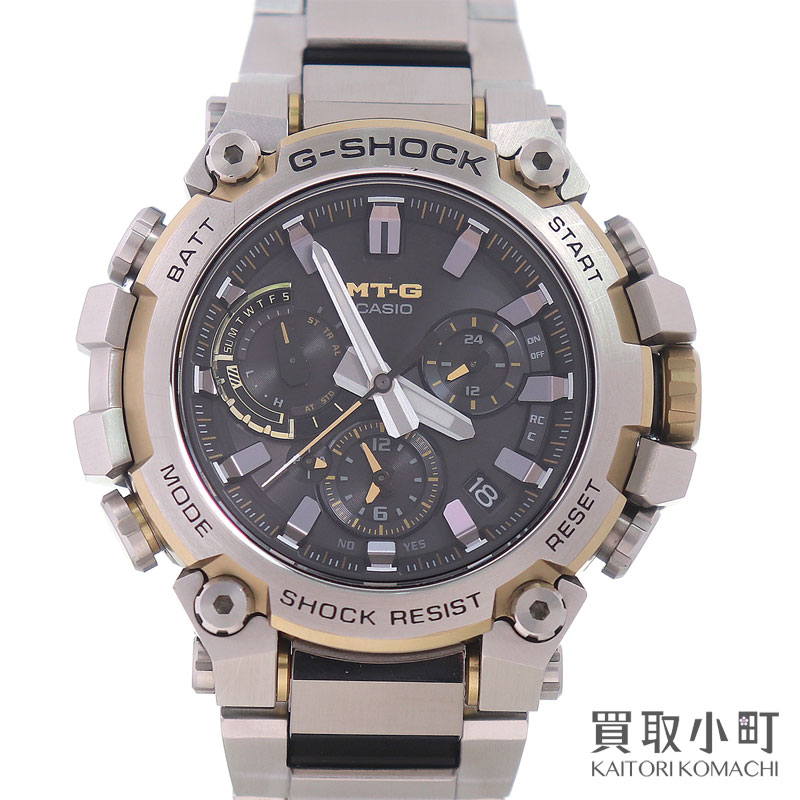 商品名 MT-G GショックMTG G-Shock Watch 型番 MTG-B3000D-1A9JF カラー シルバー×ゴールド 素材 ステンレススチール、カーボン、コーティングサファイアガラス サイズSize ケース幅（約）H51.9×...
