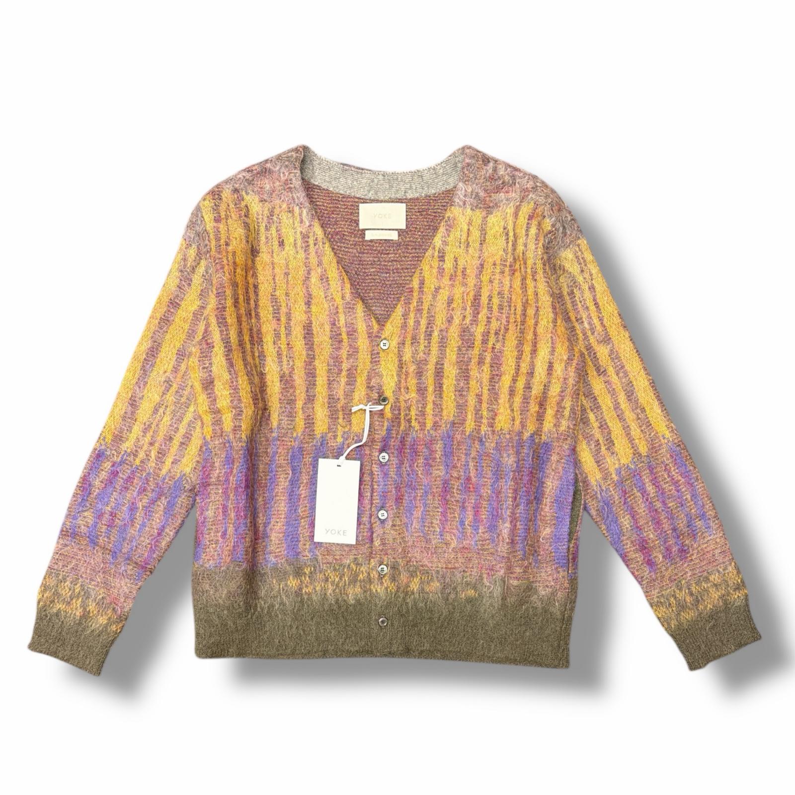 ブランド YOKE・ヨーク 商品名 2025SS Tree Jaquard Mohair Buttoned Cardigan 型番 YK25SS0958S 特徴 今シーズンインスピレーションのWold Kahnの作品のように力強い木々と風景...
