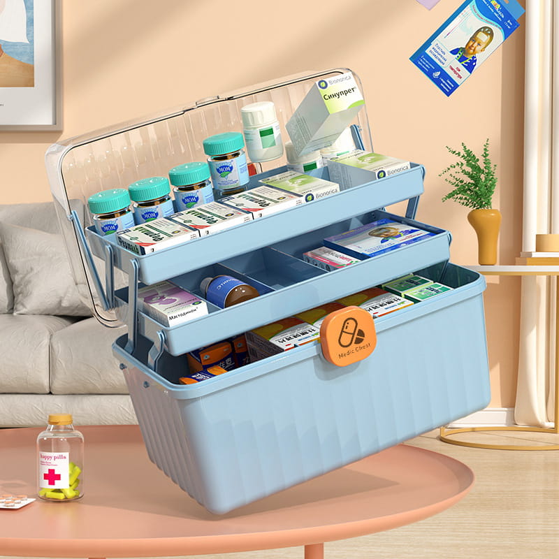 商品説明 商品名 薬箱 救急箱 大容量 3層 カラー ブルー イエロー 用途 薬収納、雑貨収納 サイズ 32*18*22cm 材質 PP ご注意 ご使用のパソコンのモニター設定や部屋の照明により、実際の商品と若干色味が異なる場合があります。...