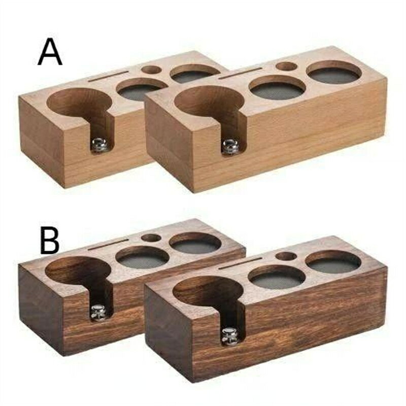 【高品質素材】エスプレッソタンピングステーションは木製素材で作られており、木材はさまざまな質感を示します。表面はニスで処理されており、全体が丸くて滑らかです。 【5 in 1デザイン】この木製タンパーの5 in 1デザインにより、コーヒータ...