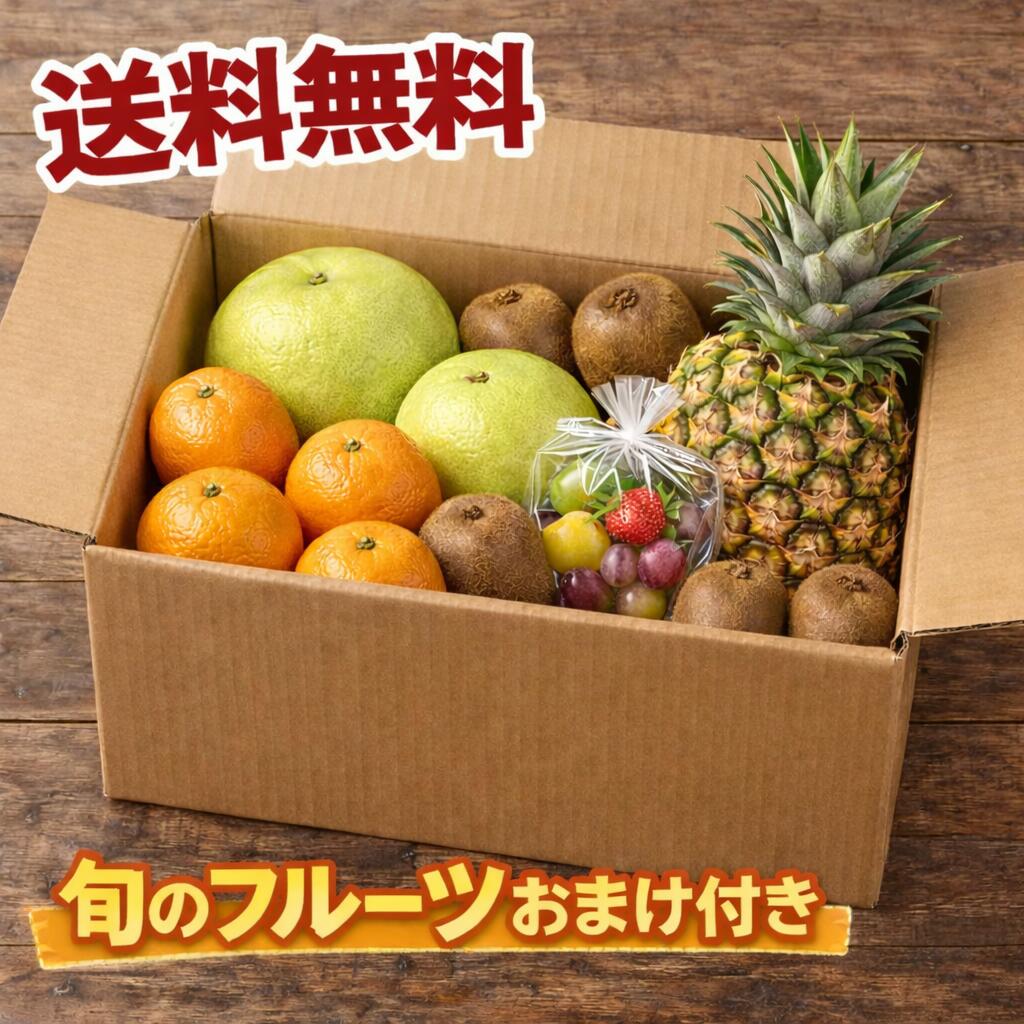 毎日のフルーツ習慣にちょうどいい、家庭用のフルーツ詰め合わせです。 店長セレクトのおまけ付きで、届くたびにちょっと楽しい内容に。 ※季節・入荷状況により、品目／個数／サイズ／産地は変更となる場合があります（写真はイメージです） 【内容（目安...