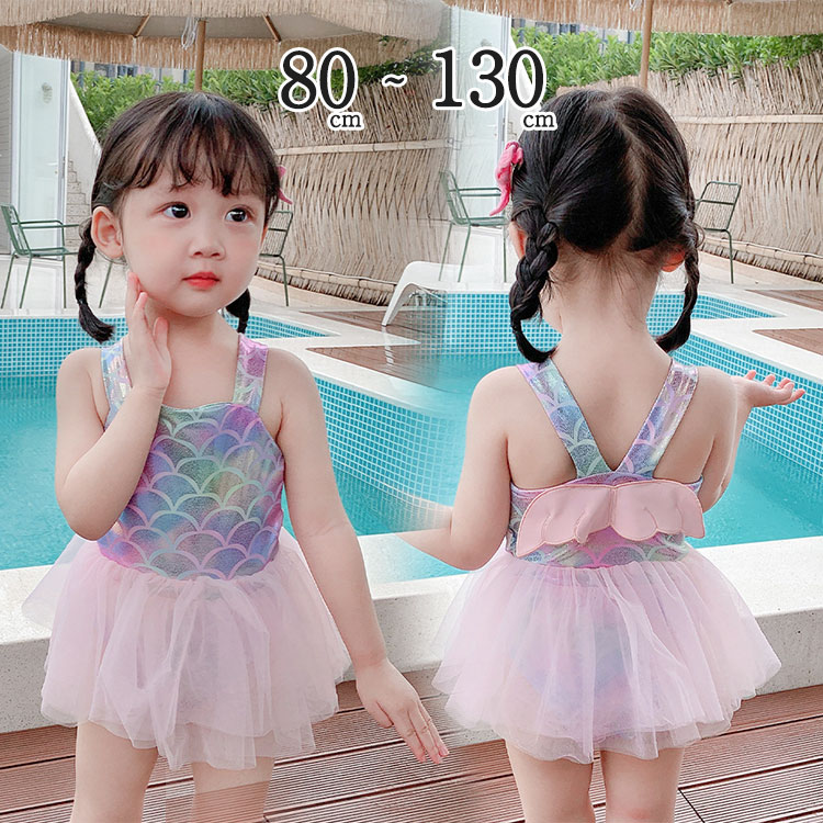 【素材】 ナイロン86%+ポリウレタン14% 【サイズ】 90cm　着丈34　バスト24　参考身長85-95cm　参考体重11-14kg 100cm　着丈36　バスト25　参考身長95-105cm　参考体重13-18kg 110cm　着丈3...