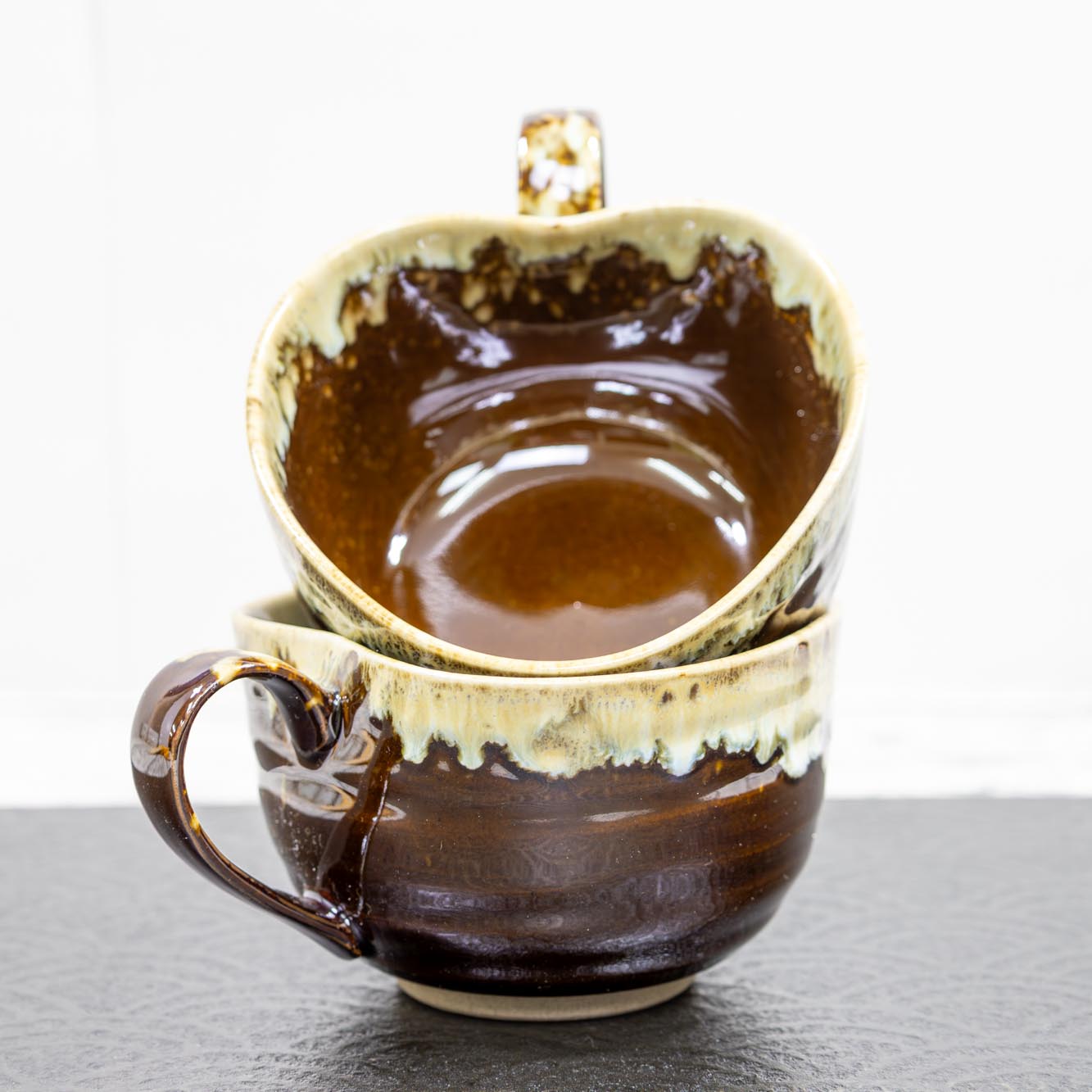 陶器 市 2025 ＼ 波佐見焼 ／ 【 筒山太一窯 】 スープカップ スープマグ ハート 内容量 約450ml 大人可愛い マグカップ 大きめ 電子レンジ対応 食洗機対応 かわいい おしゃれ 和 モダン ペア セット 夫婦 割引あり 波佐...