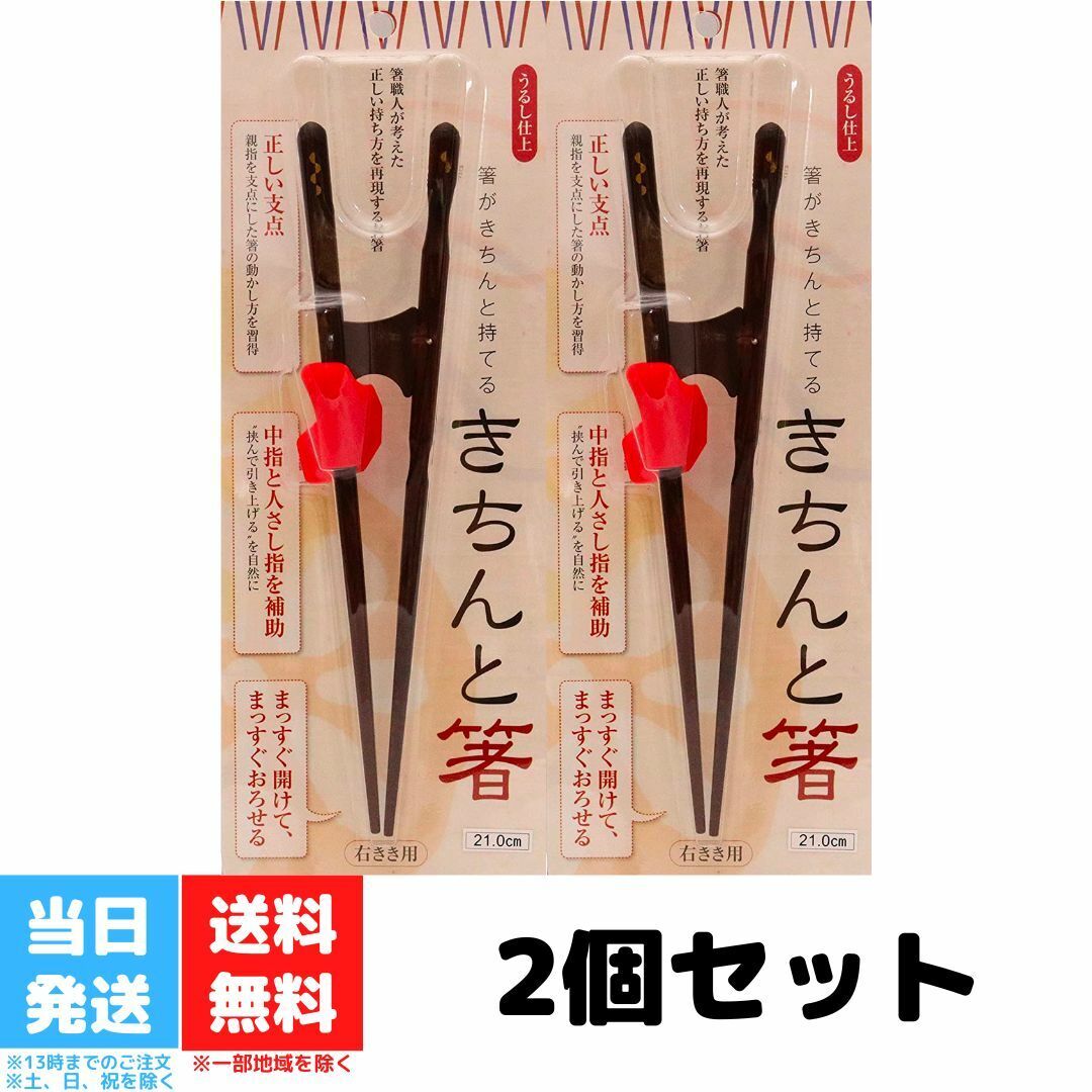イシダ 矯正箸 きちんと箸 おとな用 2個セット 21cm 右利き 箸 持ち方矯正 大人用 送料無料 イシダ 矯正箸 きちんと箸 おとな用 2個セット 21cm 右利き 箸 持ち方矯正 大人用 送料無料 正しいお箸の持ち方を忠実に再現したお...